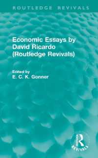 Economic Essays by David Ricardo (Routledge Revivals) (Routledge Revivals) / Gonner, E. C. K ...